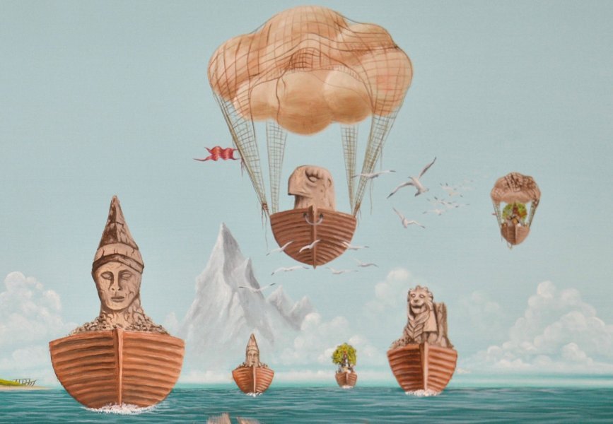 NIMROD Painting by Beklan Kizilcay - Jose Art Gallery