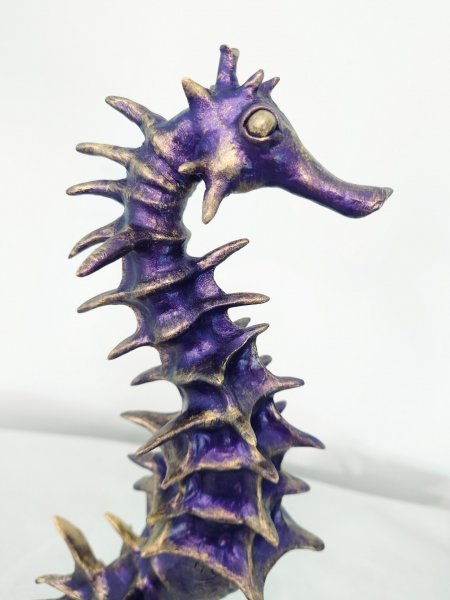 Seahorse Magic Realism Sculpture Painting by Max Sculpt