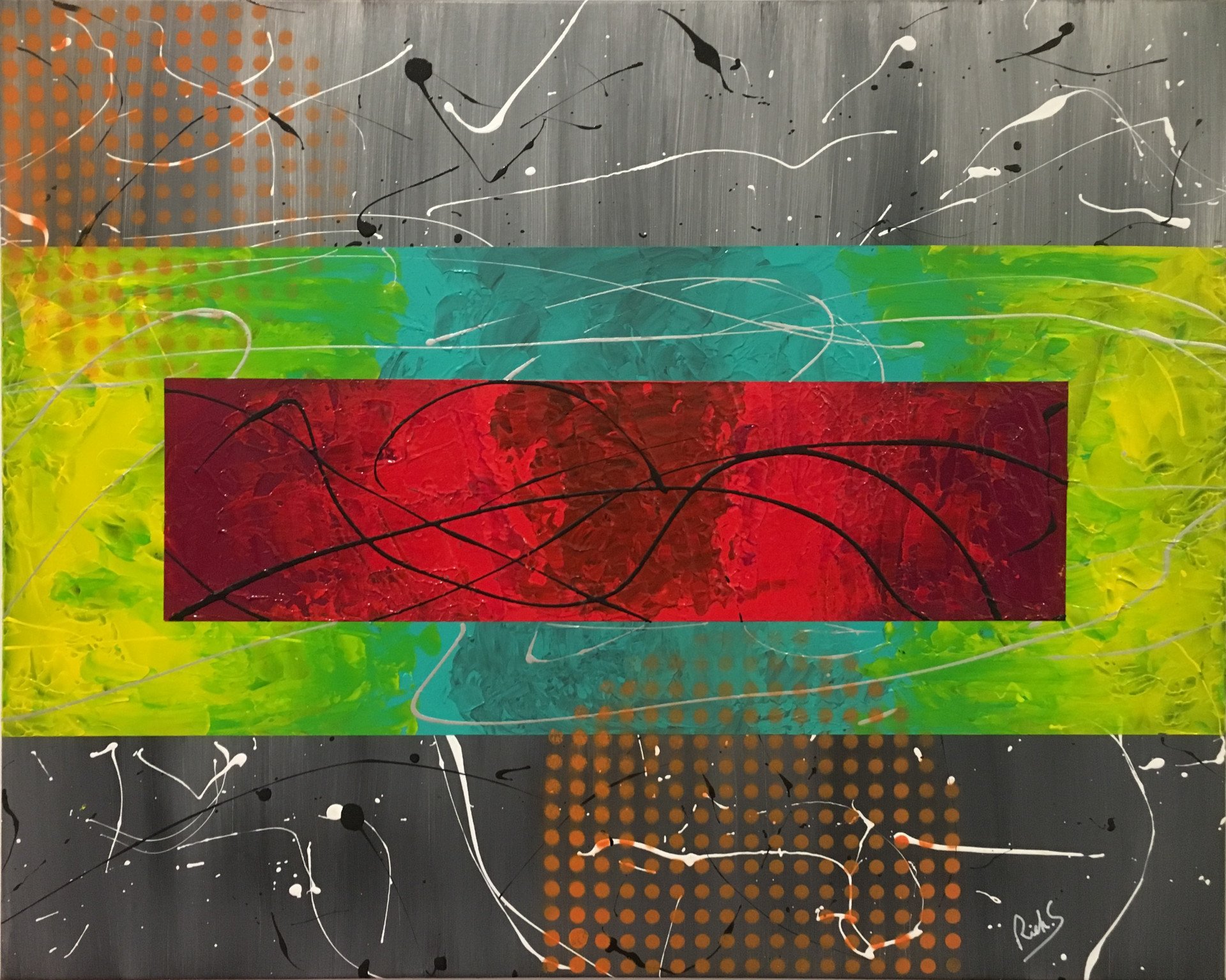 LAYERS Painting by Rick Smith - Jose Art Gallery