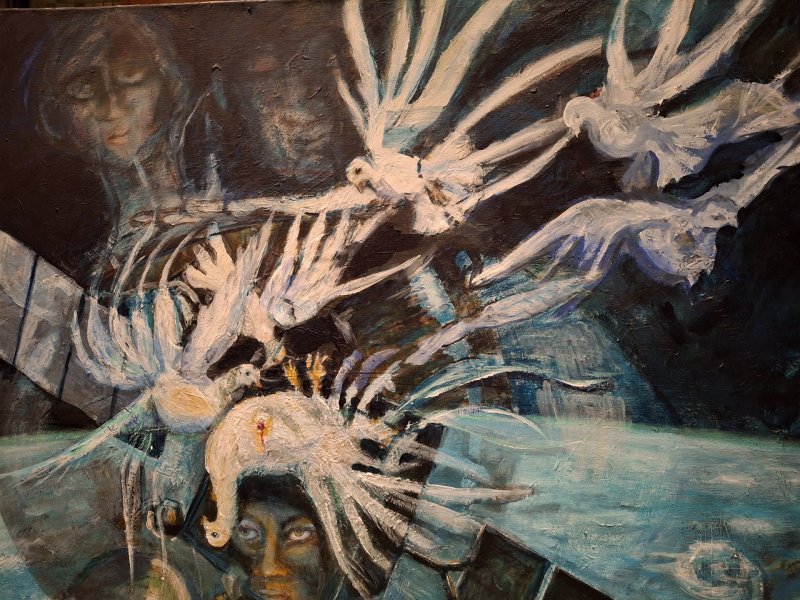 Insights from afar: Intuitive Transformation 2019-2025 Painting by Margo