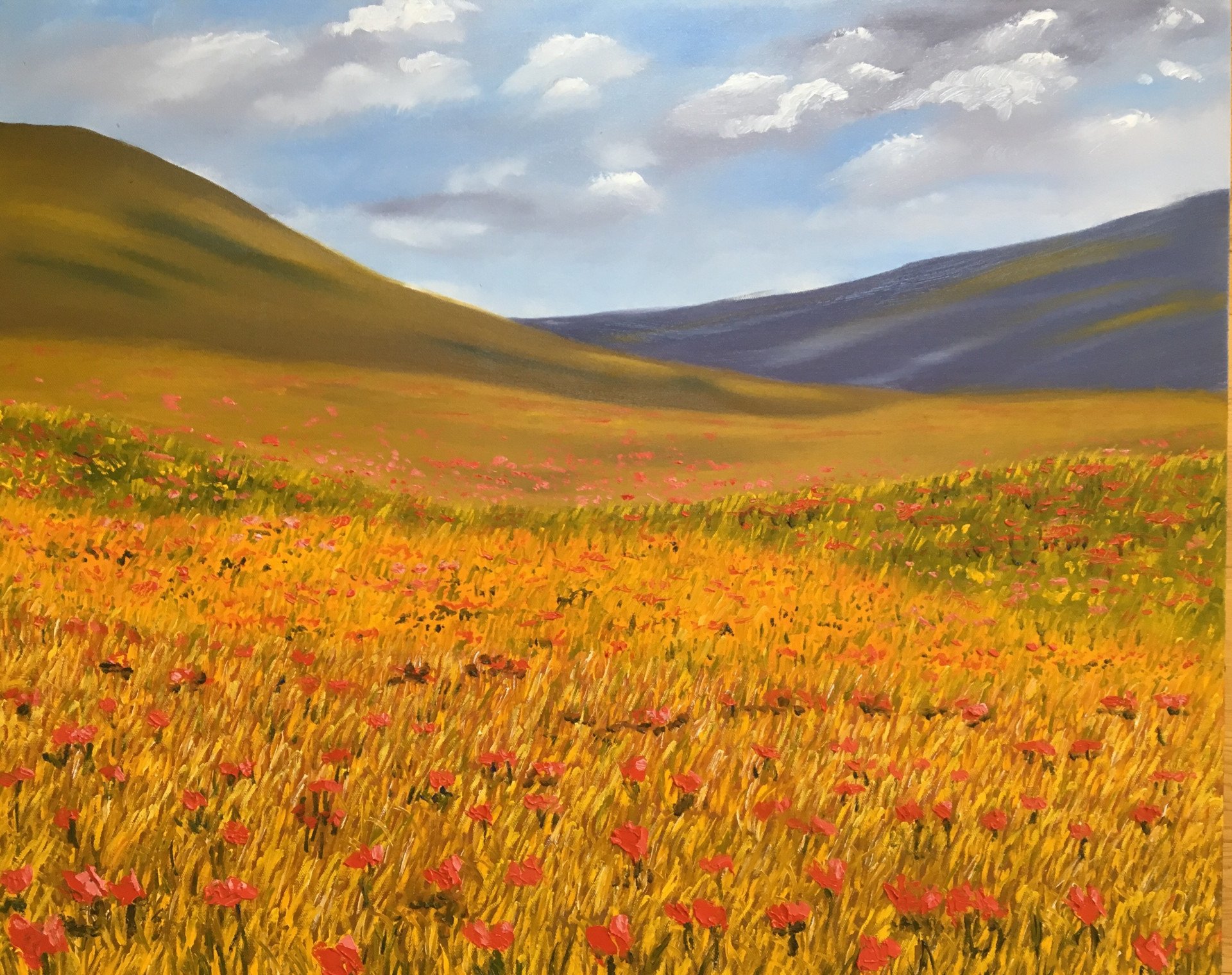 Valley in Bloom Painting by Bill Neary - Jose Art Gallery