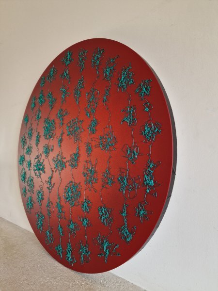 Obraz «Emerald Pulse», Anastasiia Doro - Jose Art Gallery