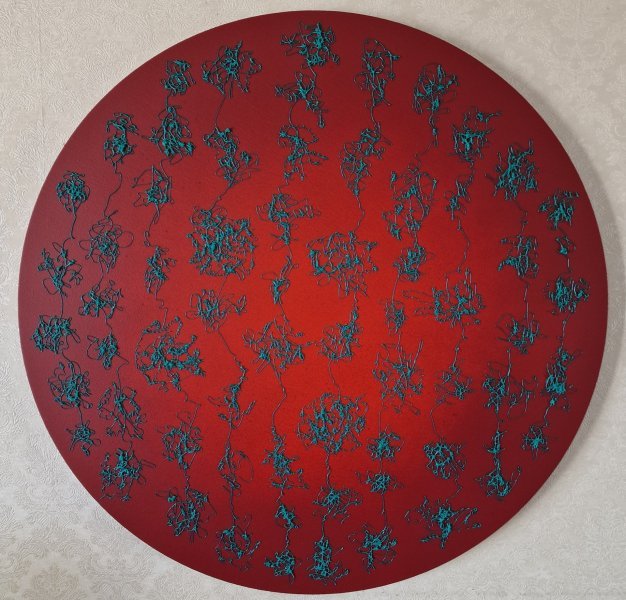 Obraz «Emerald Pulse», Anastasiia Doro - Jose Art Gallery