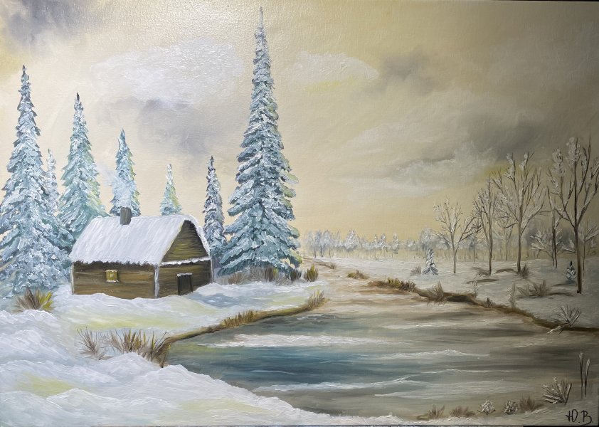 Картина «Зима», Юлія Мороз - Jose Art Gallery
