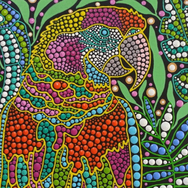 Parrot Painting by Oxana Lazari - Jose Art Gallery