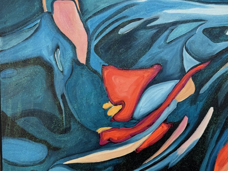 Hydra Evolution III Painting by Sabrina Seck