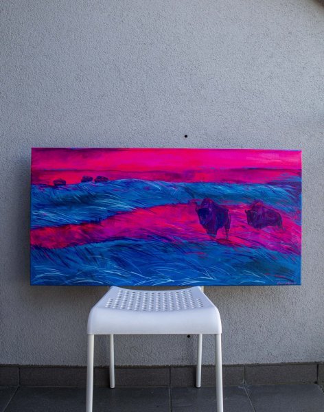 Obraz «Obraz Zubr, 2025.», Oksana Chumakova