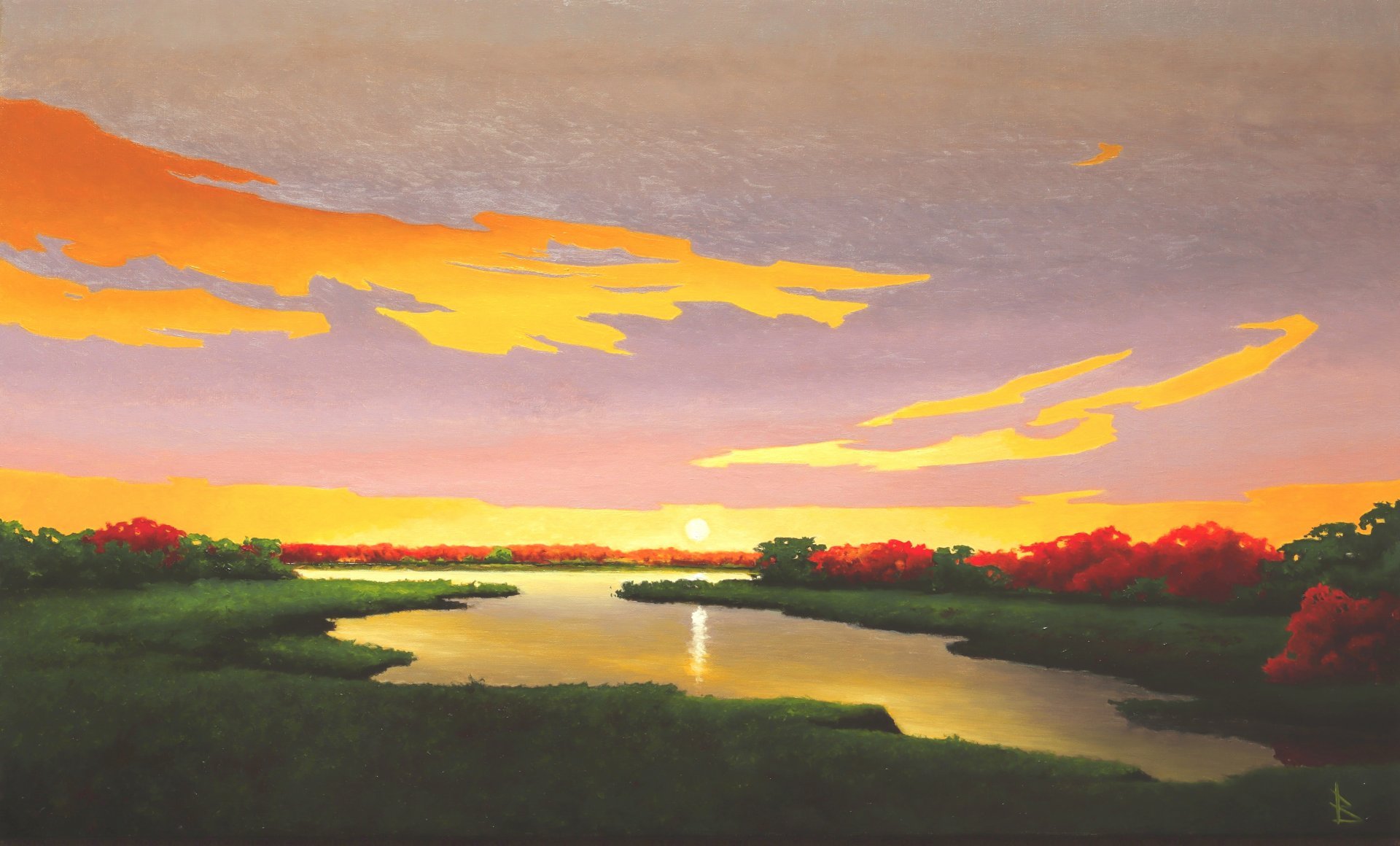 Sunny Wind Painting by Oleg Baulin - Jose Art Gallery