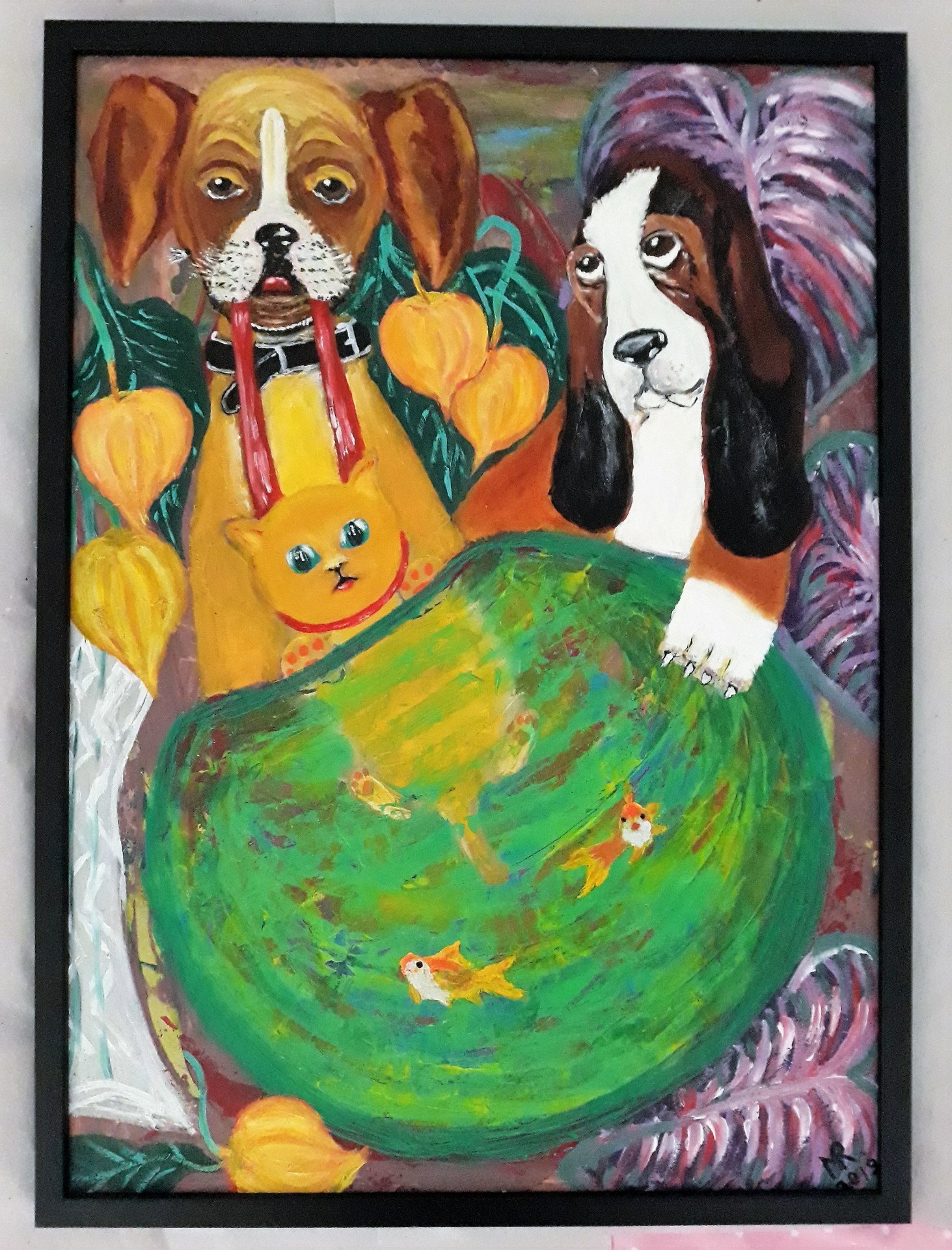 Friends Painting by Marie Ruda - Jose Art Gallery