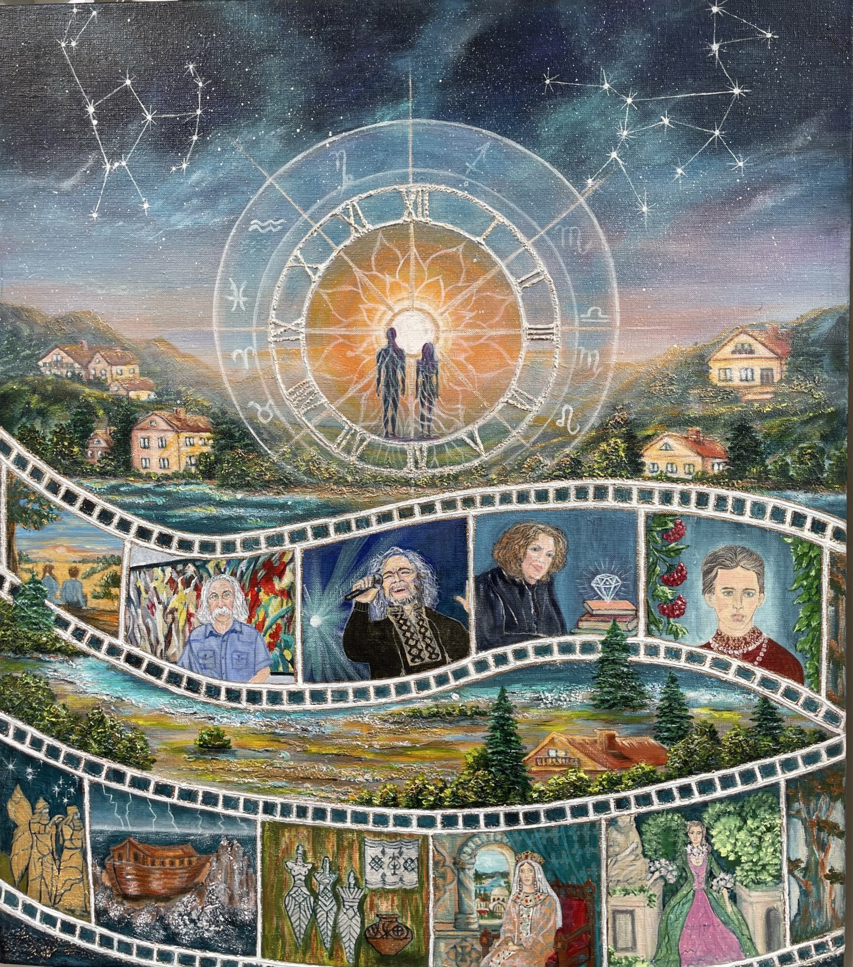 Life goes on Painting by Olena Fishbein - Jose Art Gallery