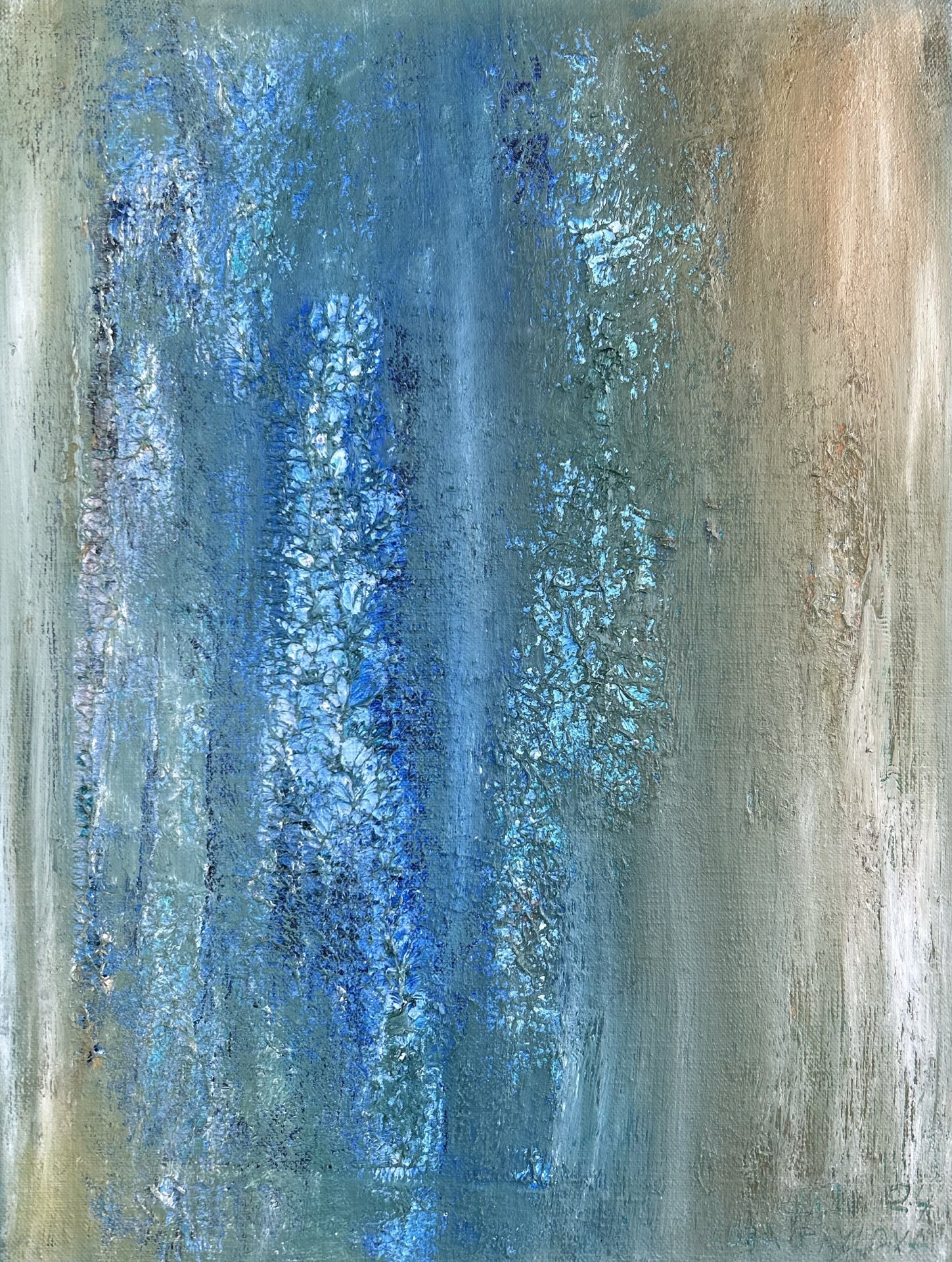 Warm Waterfall Sea and Sand Sculpture - Lora Paulava