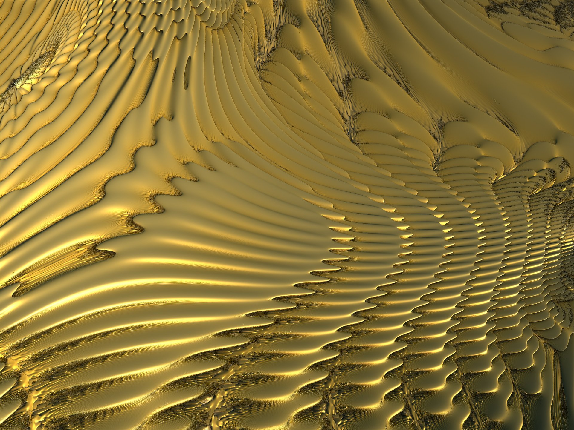 Gold Lava Painting by KEVIN DODD - Jose Art Gallery