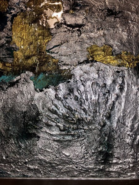 Flow of Silver Dreams and Colors Painting by Machnolga