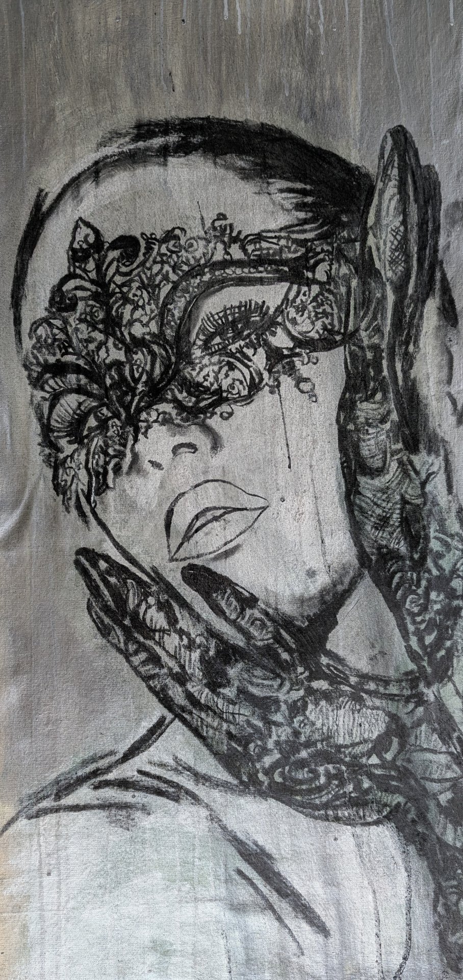 Calypso: The Hidden Woman Revealed Drawing - Oksana Almiz