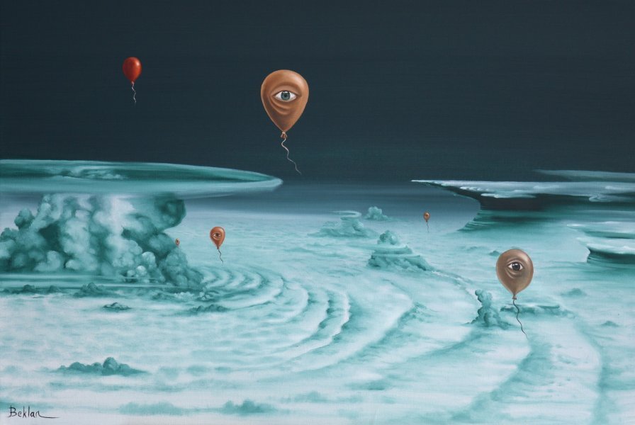 EYE OF THE HEART Painting by Beklan Kizilcay