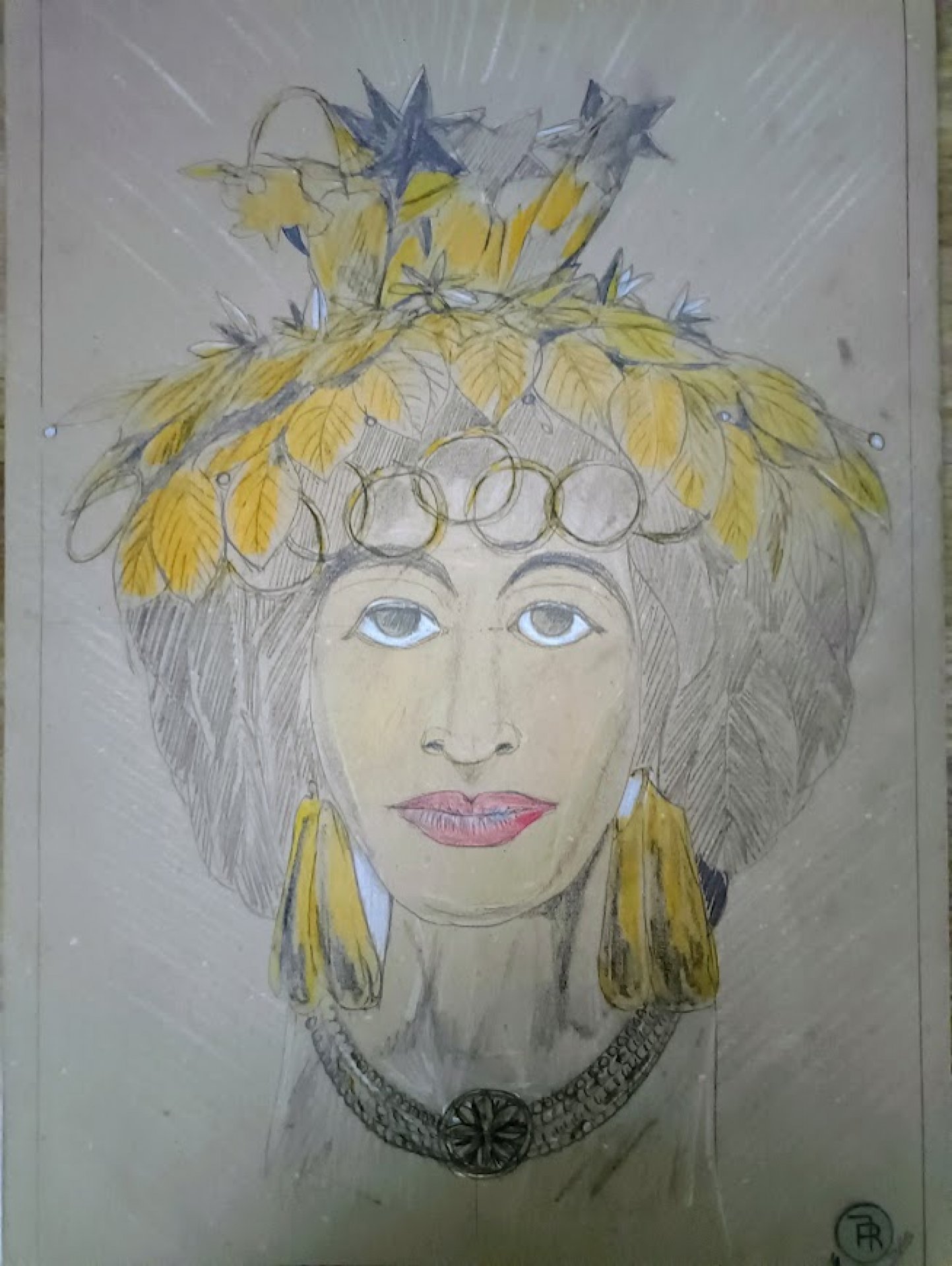 Sumerian Queen Pueblos: History and Culture Drawing - roberto ferrando