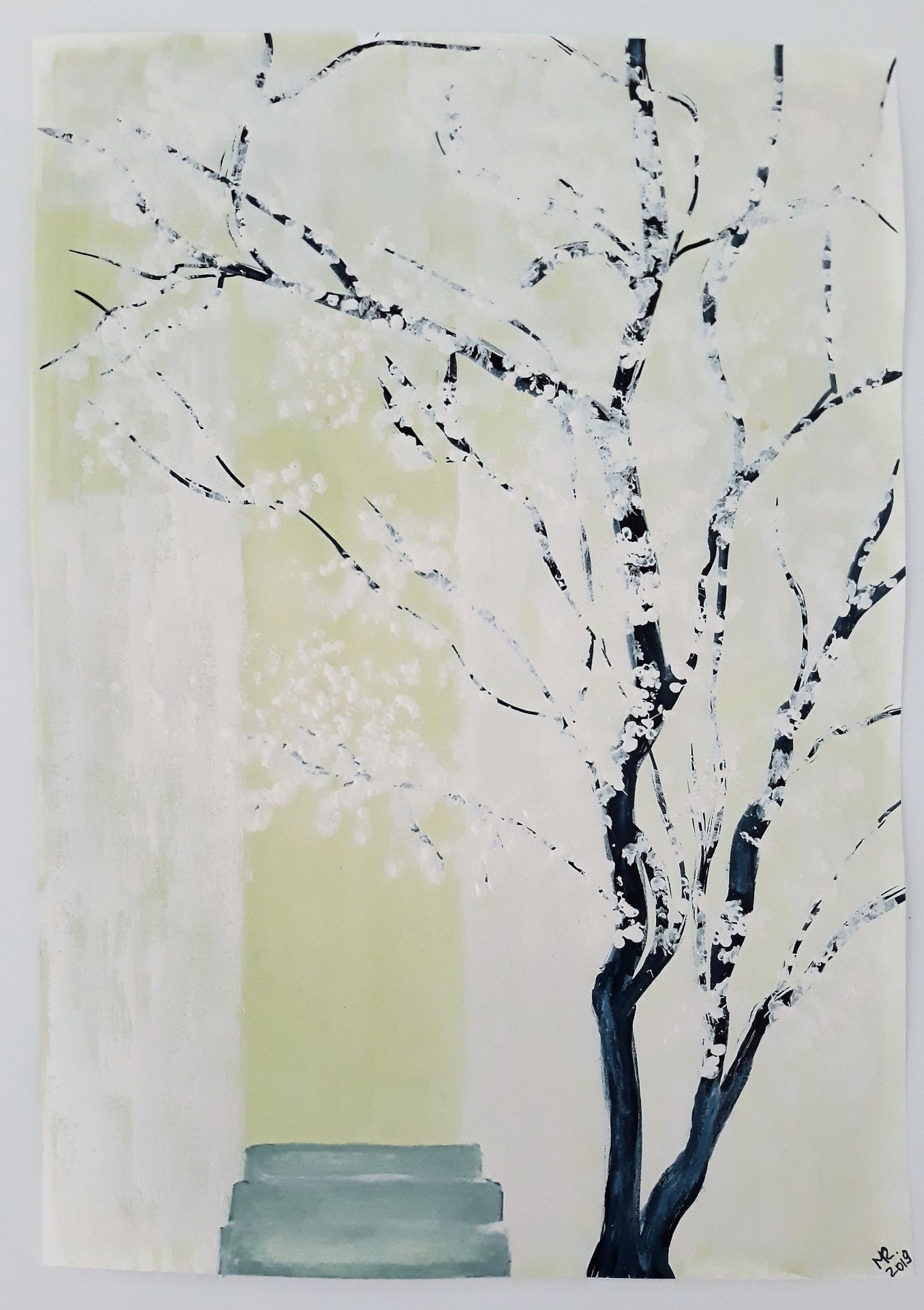 Melody of spring. Drawing - Marie Ruda - Jose Art Gallery