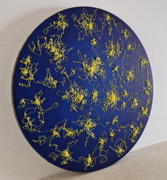 Quantum Bloom Painting by Anastasiia Doro - Jose Art Gallery