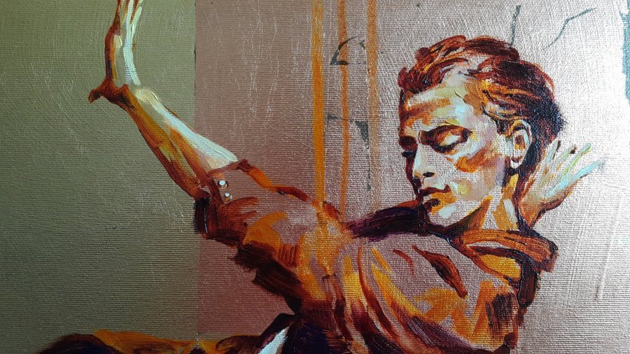 Freedom dance Painting by Viktoria Lapteva