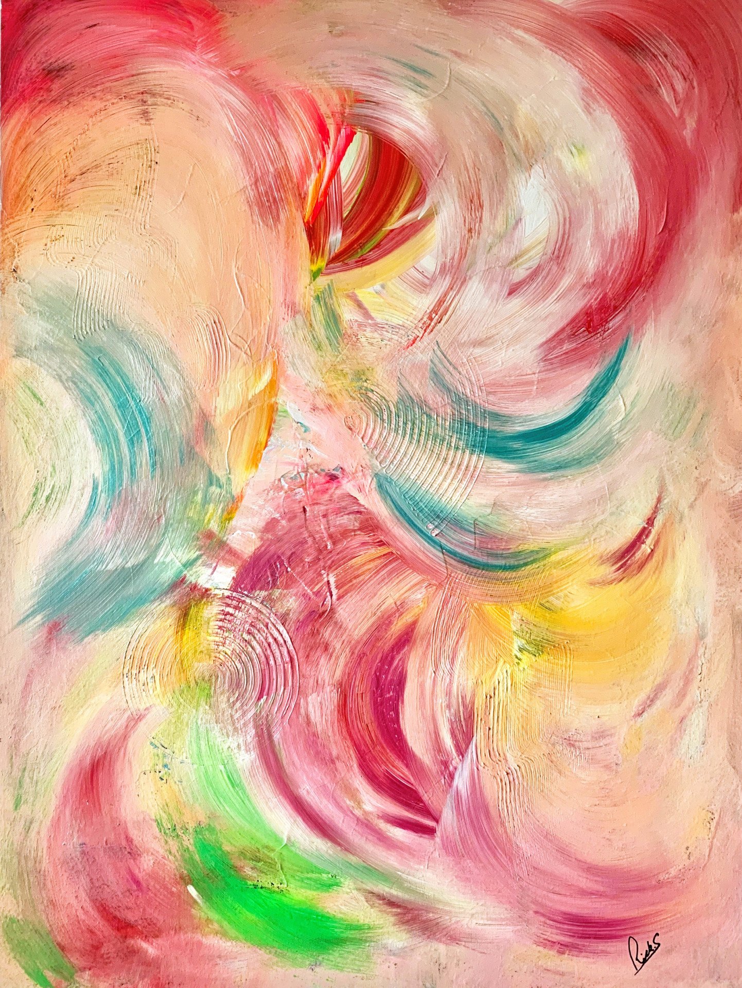 VORTEX Painting by Rick Smith - Jose Art Gallery