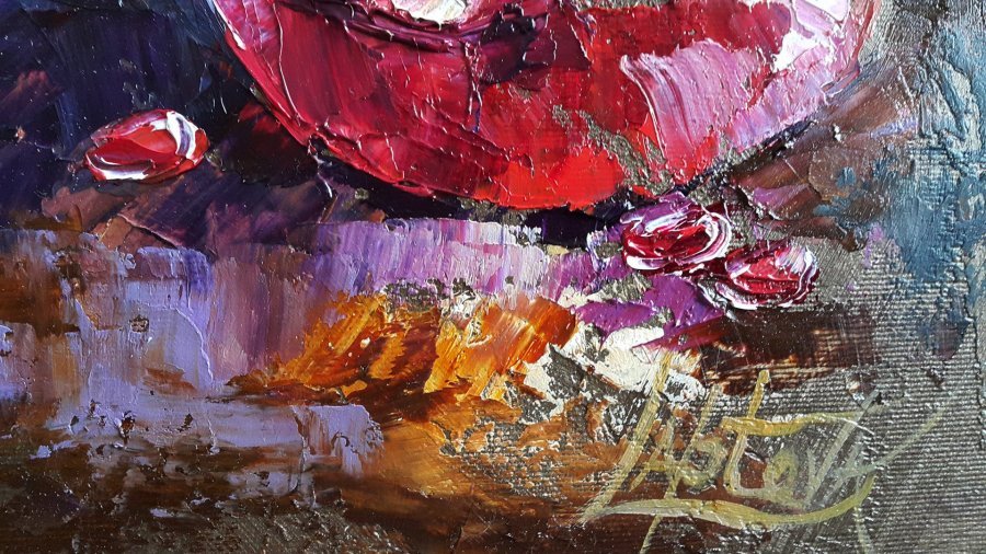 Astringency Of Red Wine Painting by Viktoria Lapteva