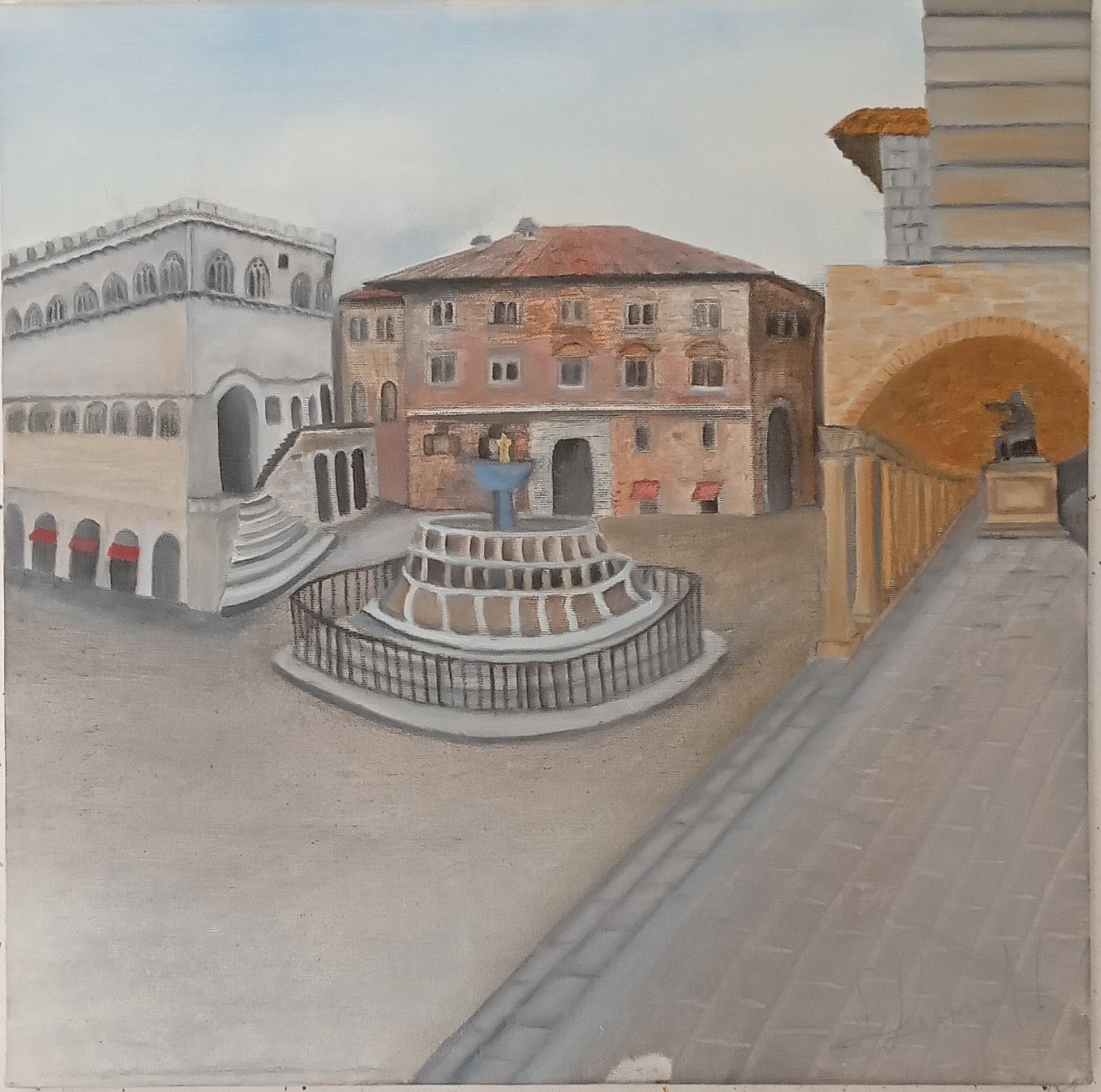 Medieval Art Painting by Sebastiana Leonardi