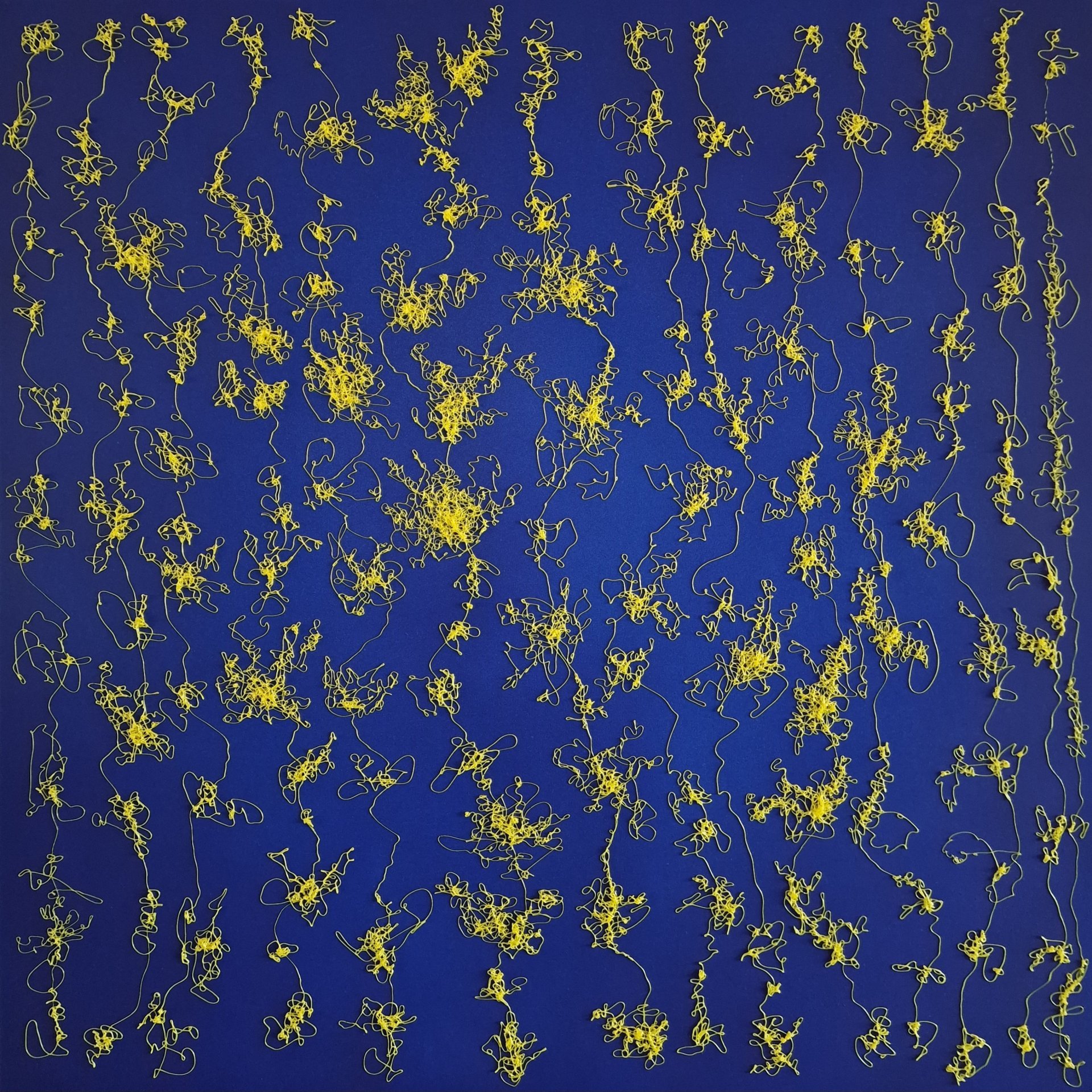 Luminous Trace Painting by Anastasiia Doro