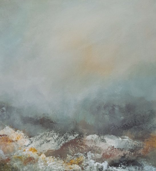 Winter Solstice Painting by Roser JB - Jose Art Gallery