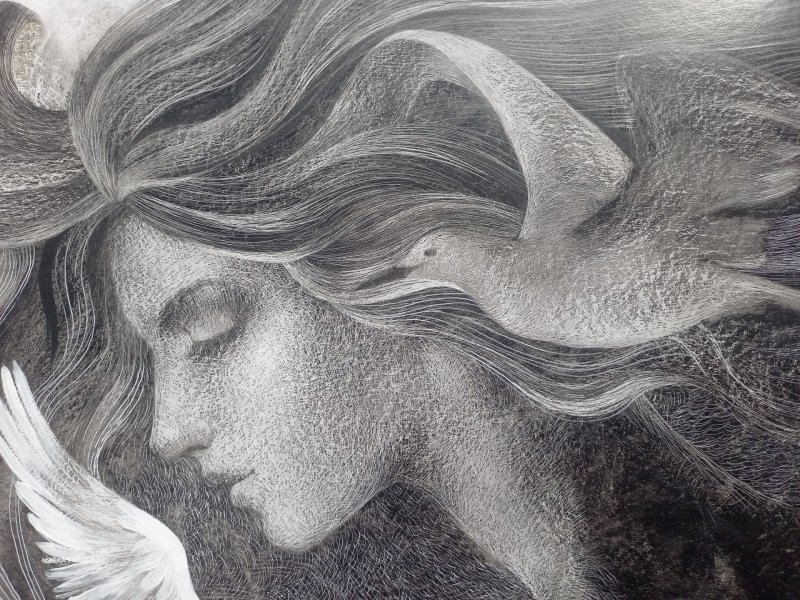 Form of Liberation Drawing - Lana Korolievskaia
