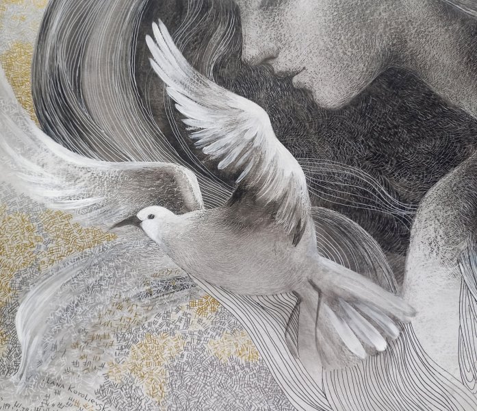Form of Liberation Drawing - Lana Korolievskaia