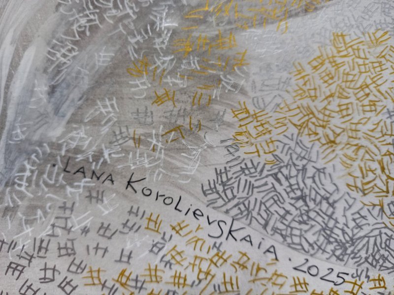 Form of Liberation Drawing - Lana Korolievskaia