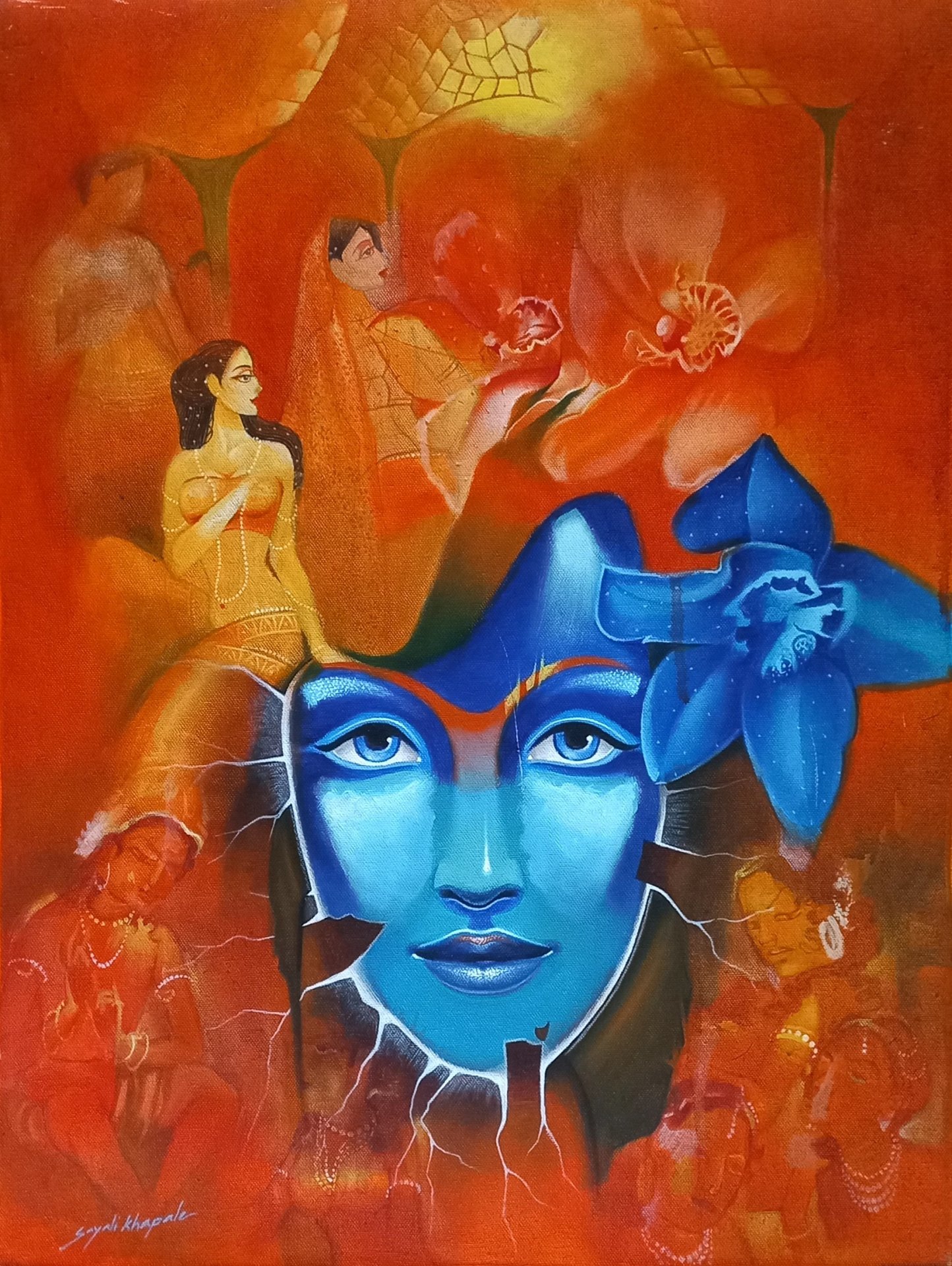 Bridging Eras: Past Inspires Now Drawing - Sayali Khapale