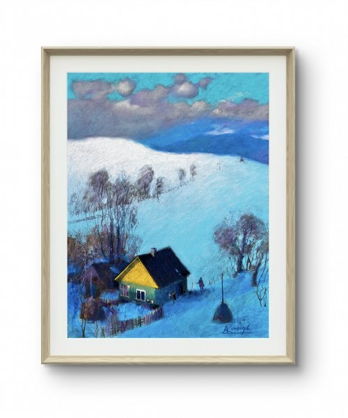 Carpathian Silence Drawing - Andrii Kovalyk