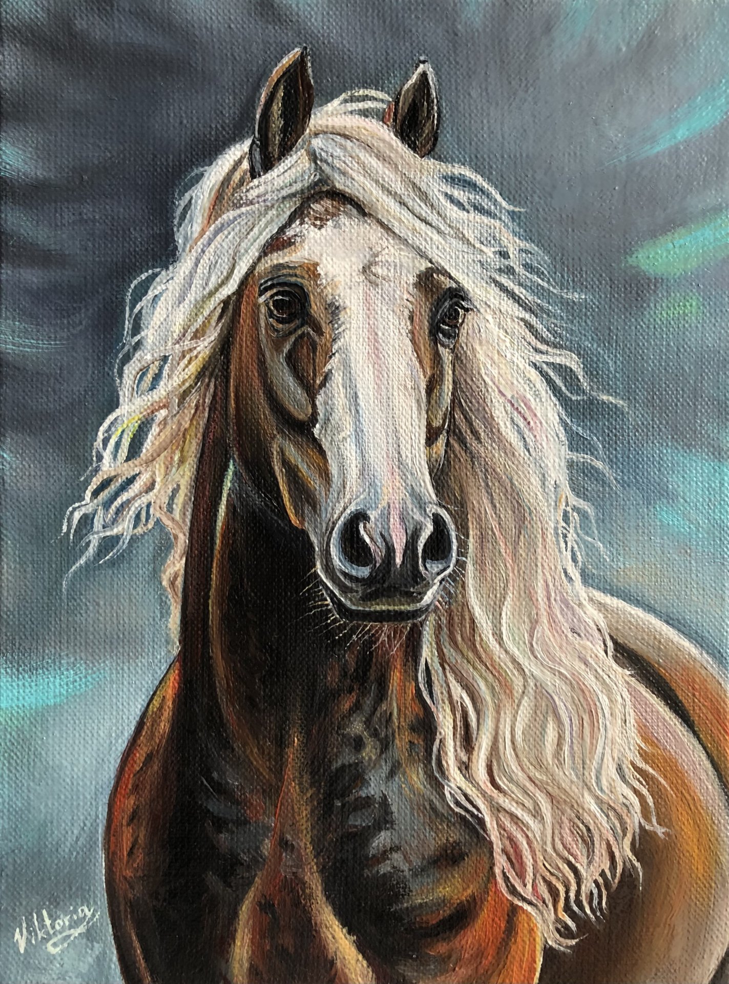 Saoboda: Symbol of Freedom and Strength Painting by Viktoryia Lautsevich