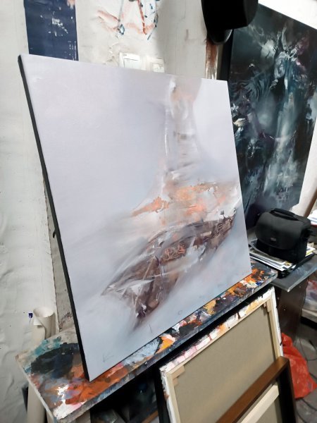 Cycle of remembering Painting by Kloska Ovidiu