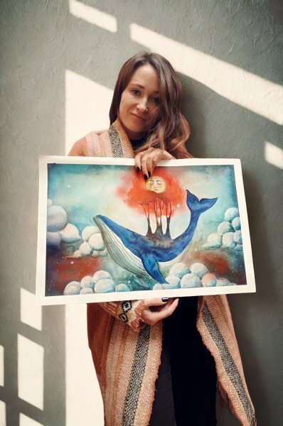 The Quiet Voyage Painting by Evgenia Smirnova