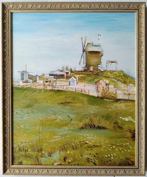 Gemälde «Moulin de la Galette», Olesya Ermolaeva