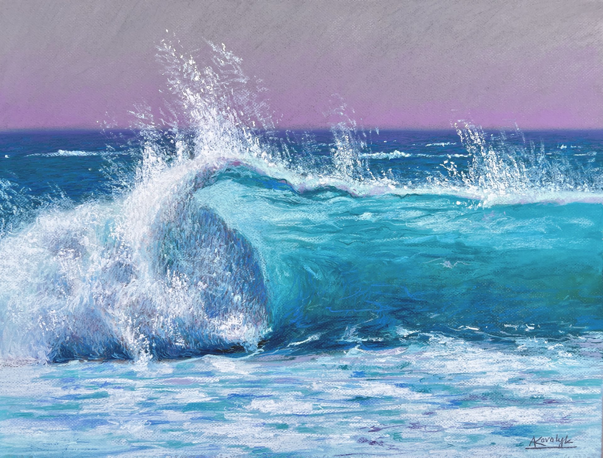 Breath of the Wave Digital Art - Andrii Kovalyk