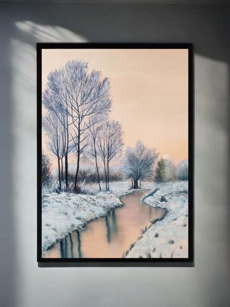 Winter Glow Painting by Asti Loremar - Jose Art Gallery