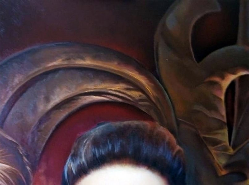 TWO LEGENDS / MARGOT & RUDY Painting by Tatiana Rezvaya
