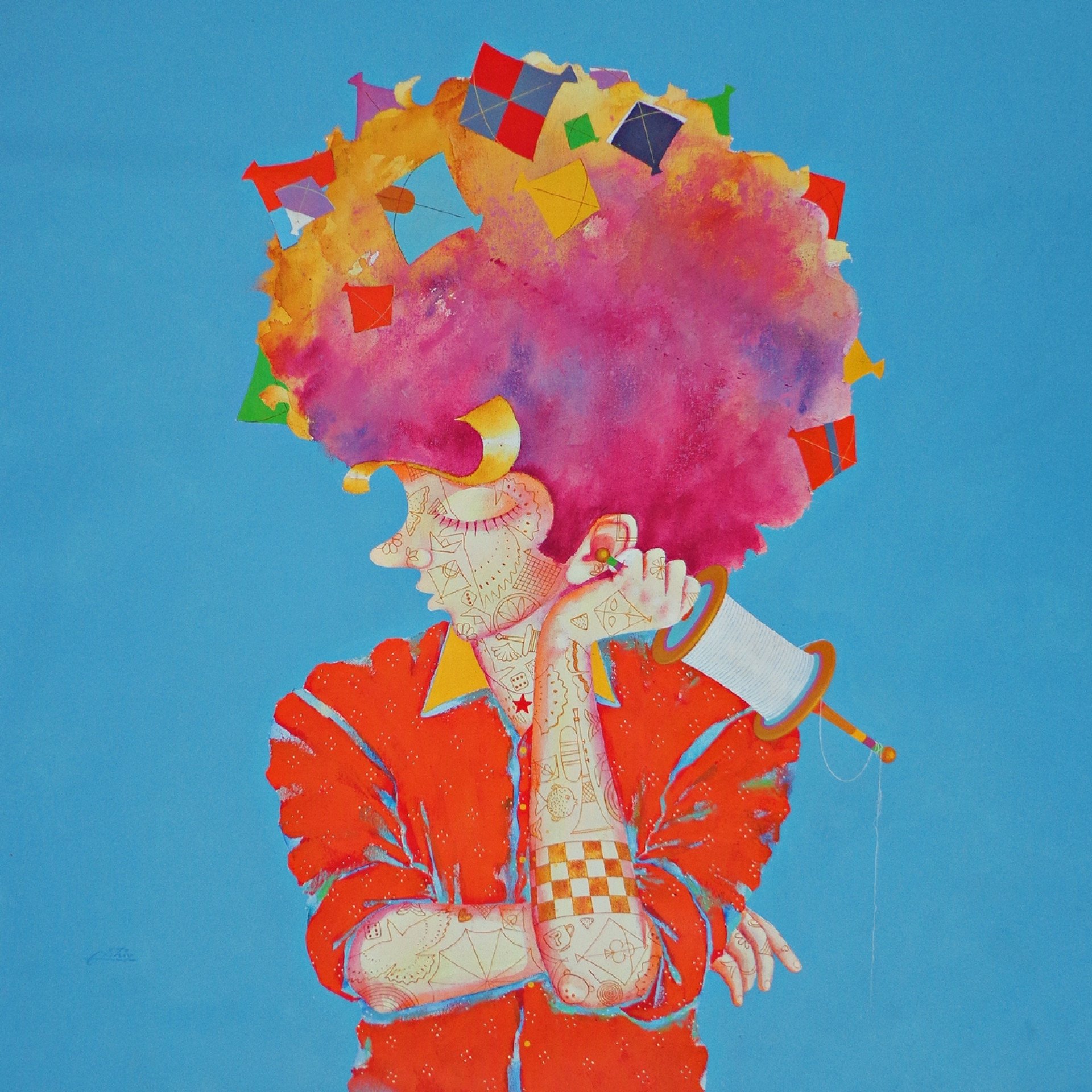 The Childhood xxi Painting by Shiv Kumar Soni
