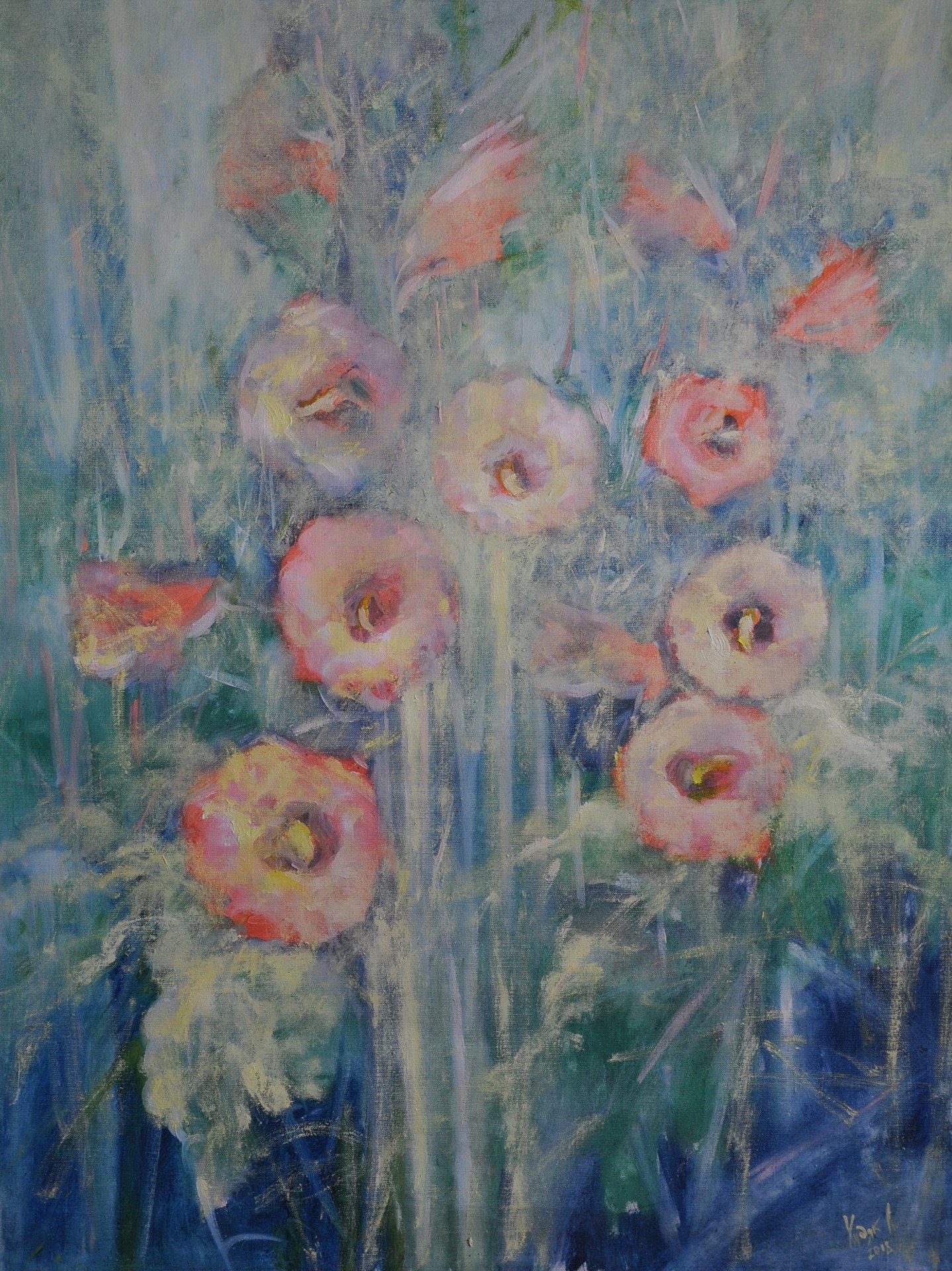 Mallow Painting by Lyubomyr Khudyak - Jose Art Gallery