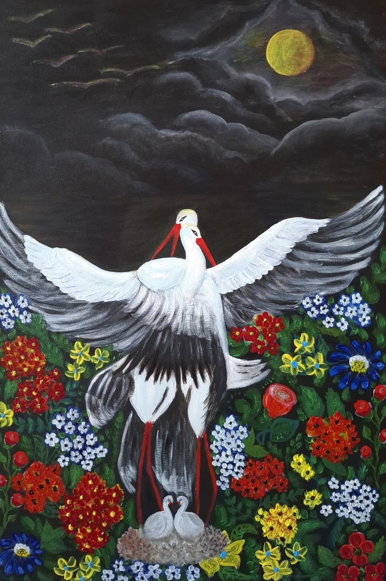 The Shield of Bucha 22 Painting by Tanya Leschan