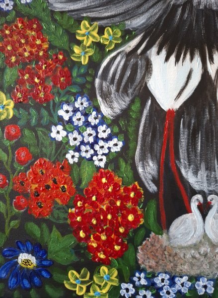 The Shield of Bucha 22 Painting by Tanya Leschan