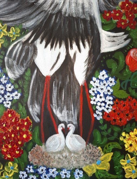 The Shield of Bucha 22 Painting by Tanya Leschan