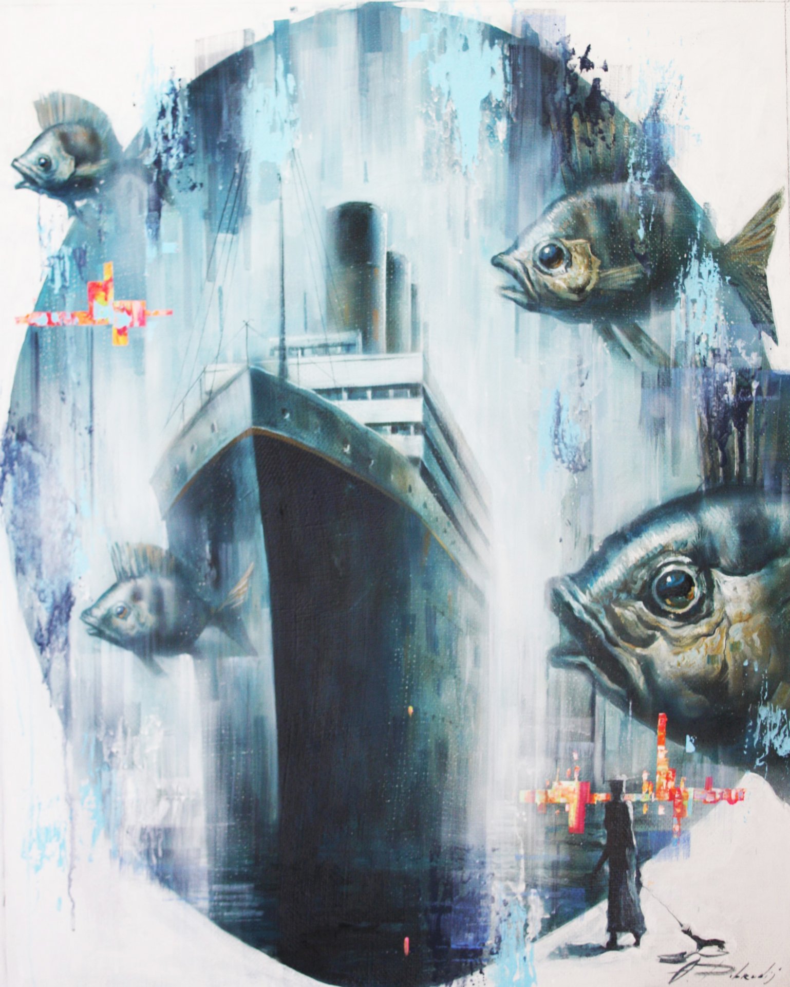 JORNADA 4SY. Drawing - Dobrodiy Alexandr - Jose Art Gallery