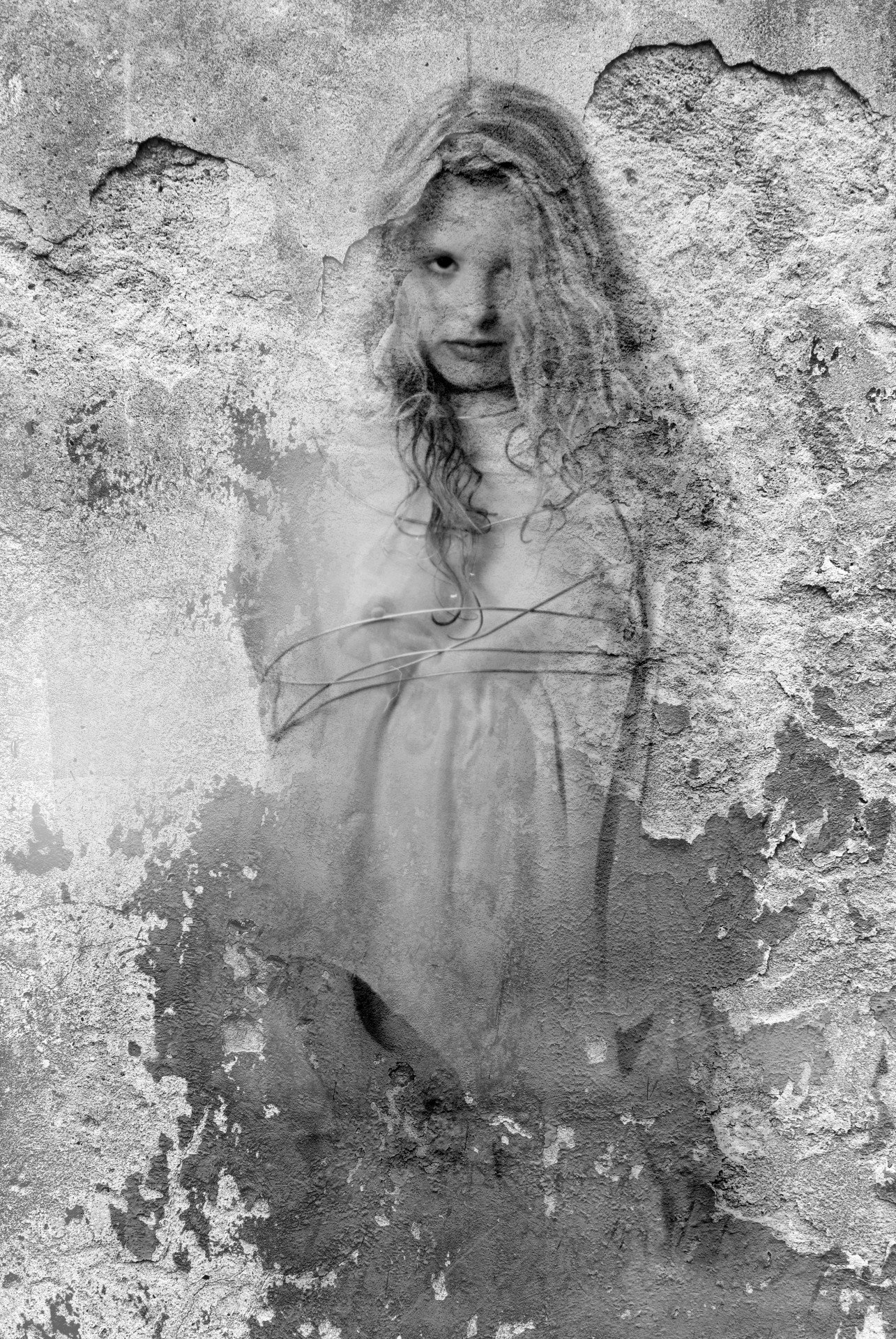 Angel of Gypsy Lane Drawing - Richard Nicole