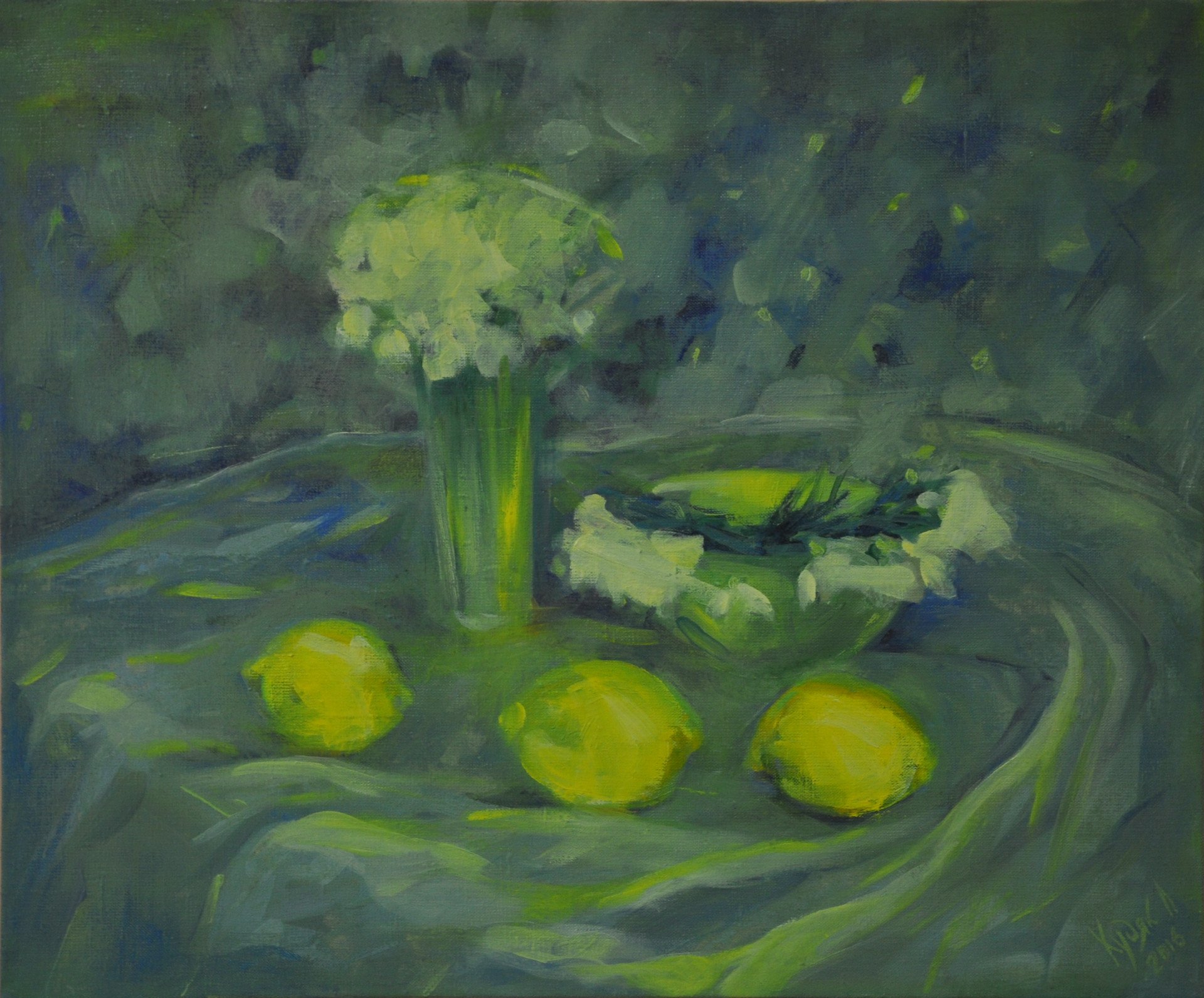 Spring Still Life. Painting by Lyubomyr Khudyak