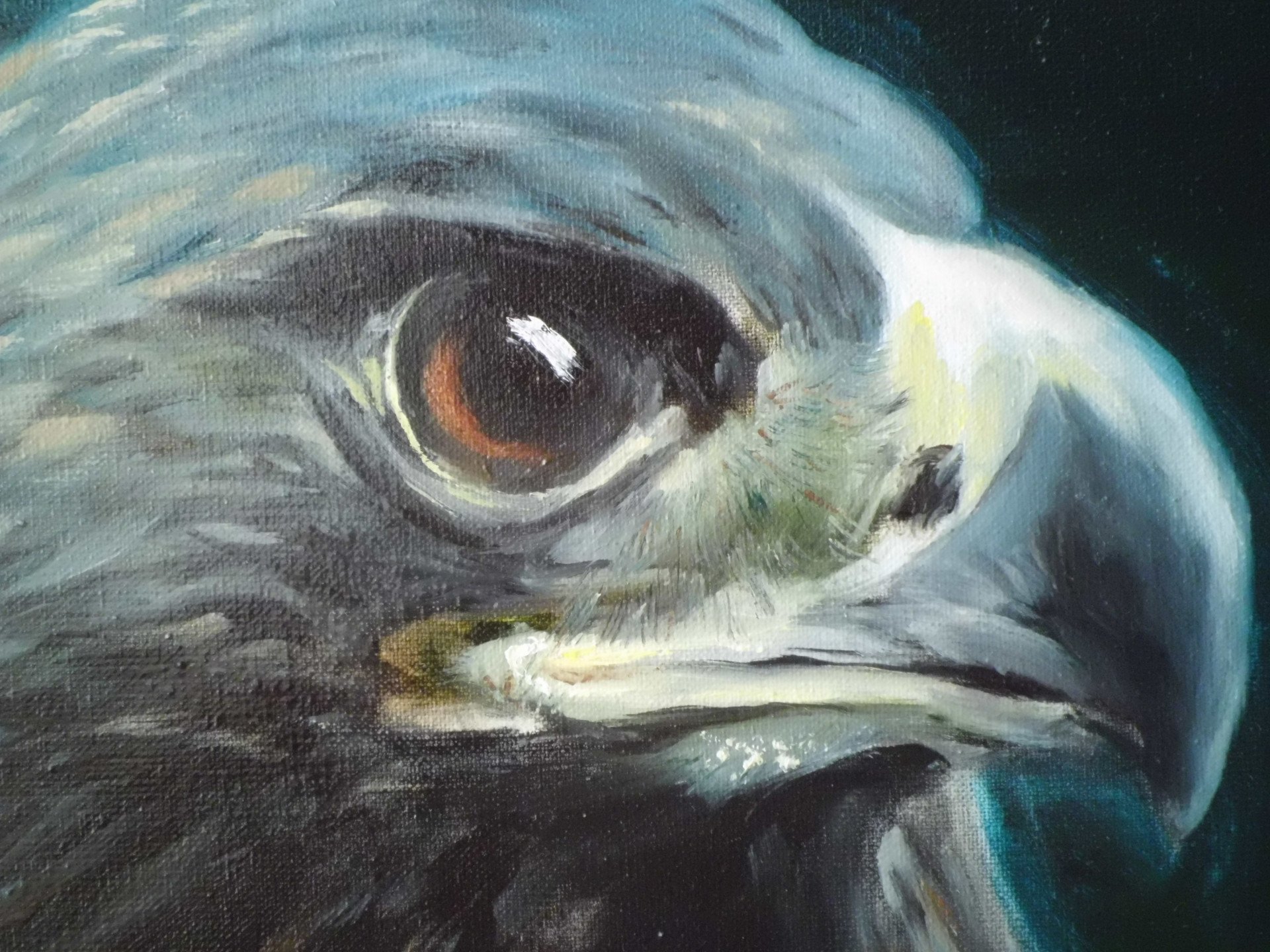 Eagle - All-Seeing Eye Painting by Eduard Silenko - Jose Art Gallery