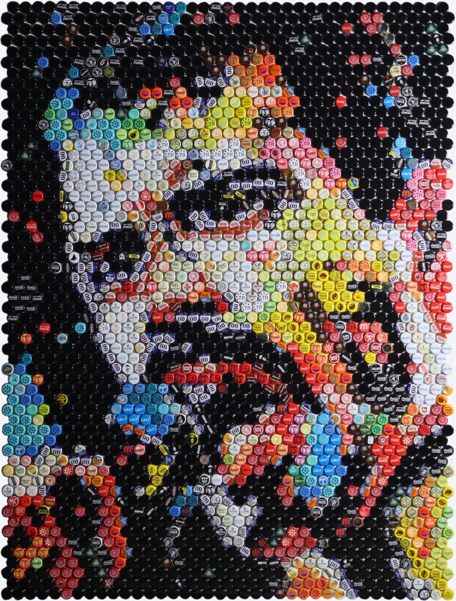 Iconic Portrait of Rock Legend Freddy Mercury Painting by Henning Leuschner